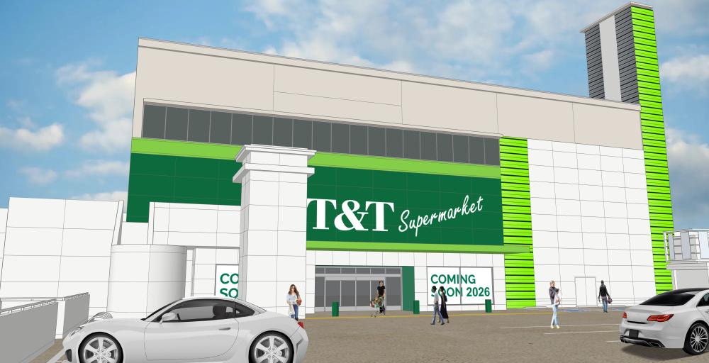Future T&T Supermarket at San Francisco City Center, opening Winter 2026
