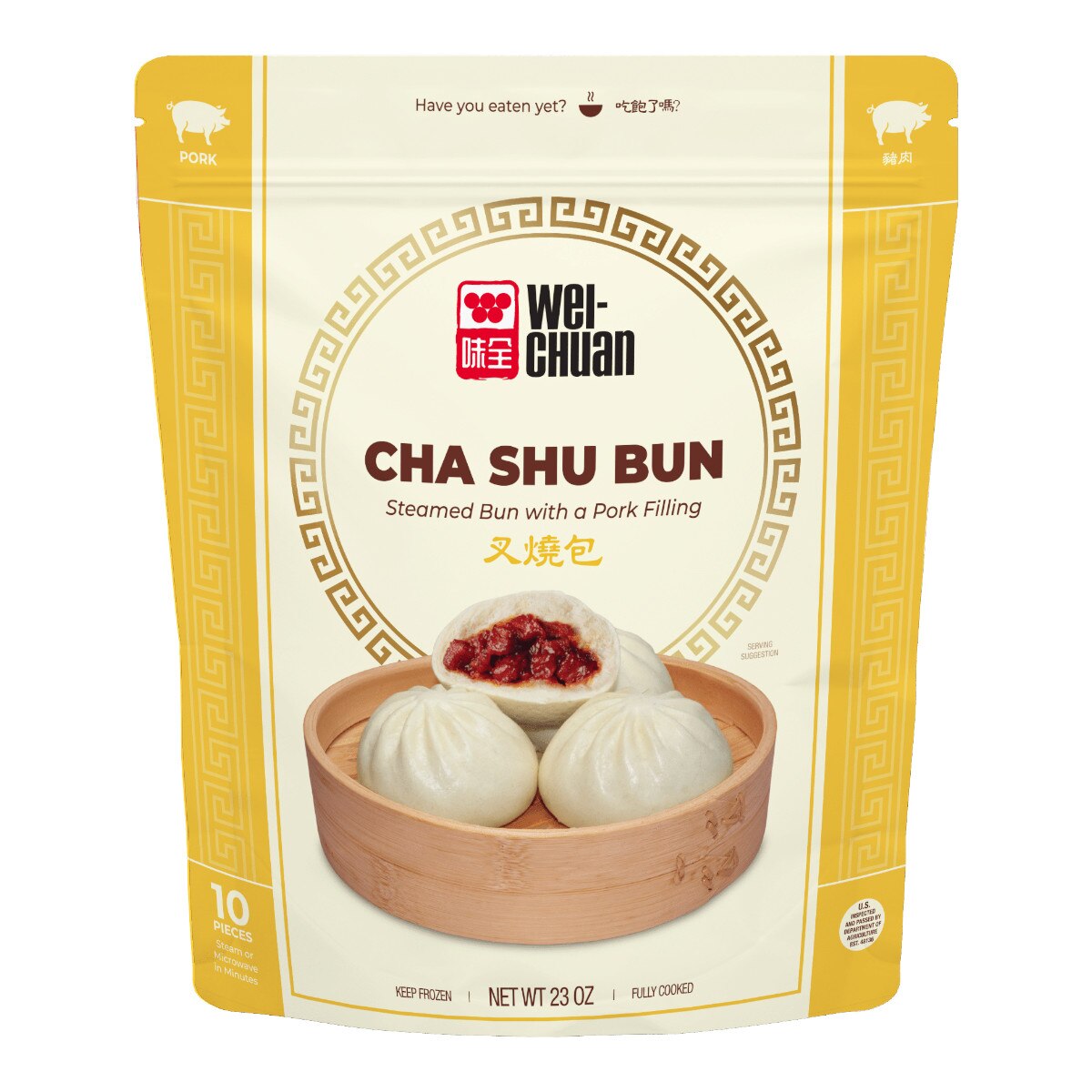View: Wei Chuan Cha Shu Steamed Bun - Pork Filling (1lb 7oz)