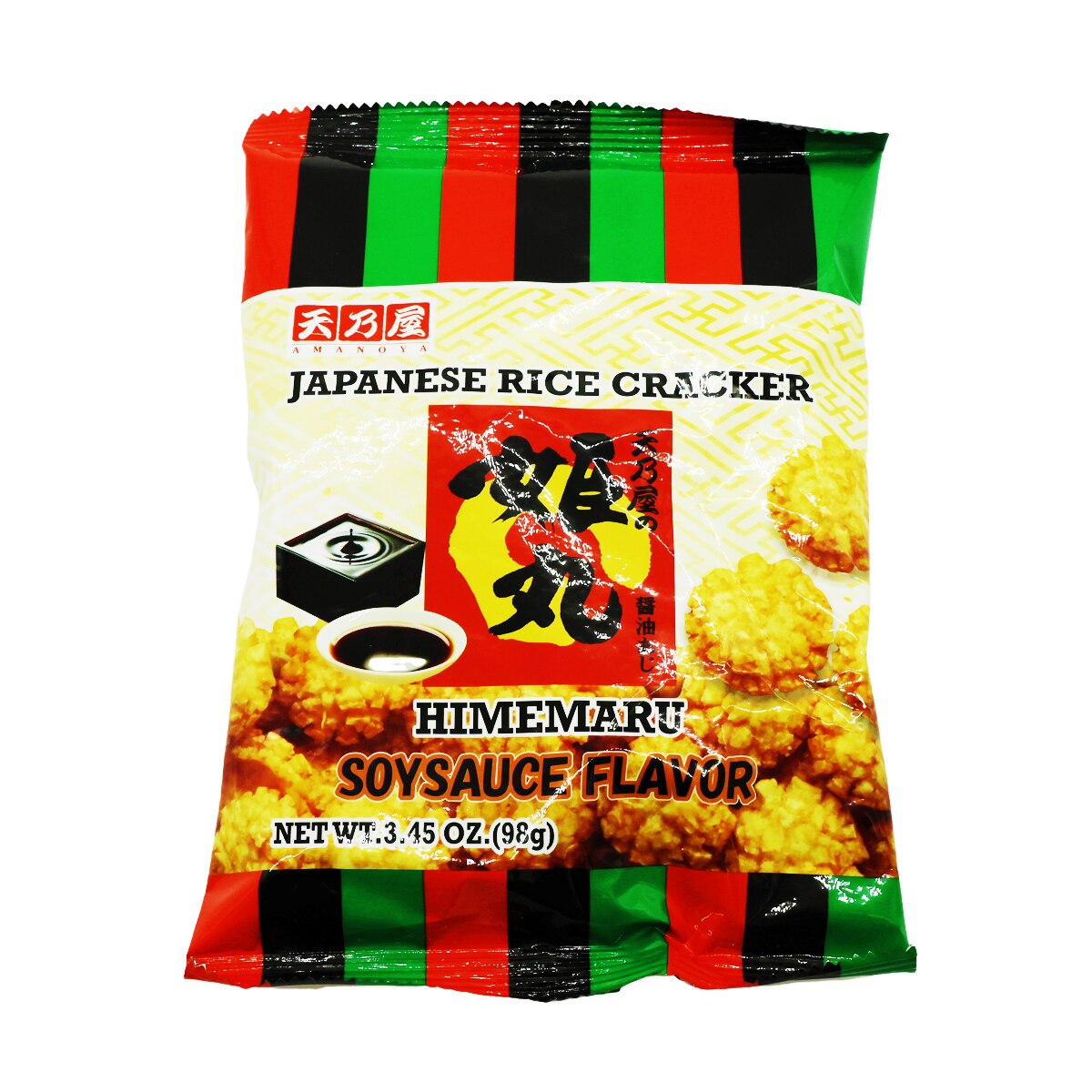 View: Amanoya Himemaru Japanese Rice Crackers Soy Sauce Flavor (3.45oz)