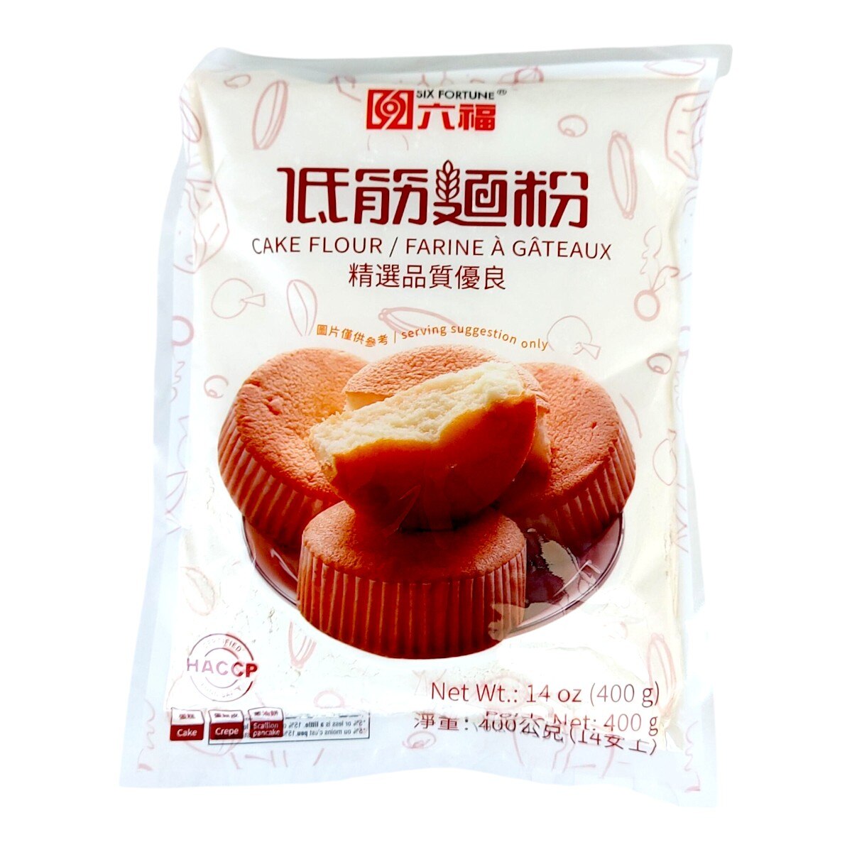 View: Six Fortune Cake Flour (14oz)